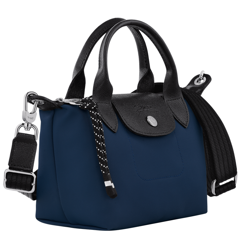 Le Pliage Energy XS Handbag Navy - Recycled canvas (L1500HSR006 ...