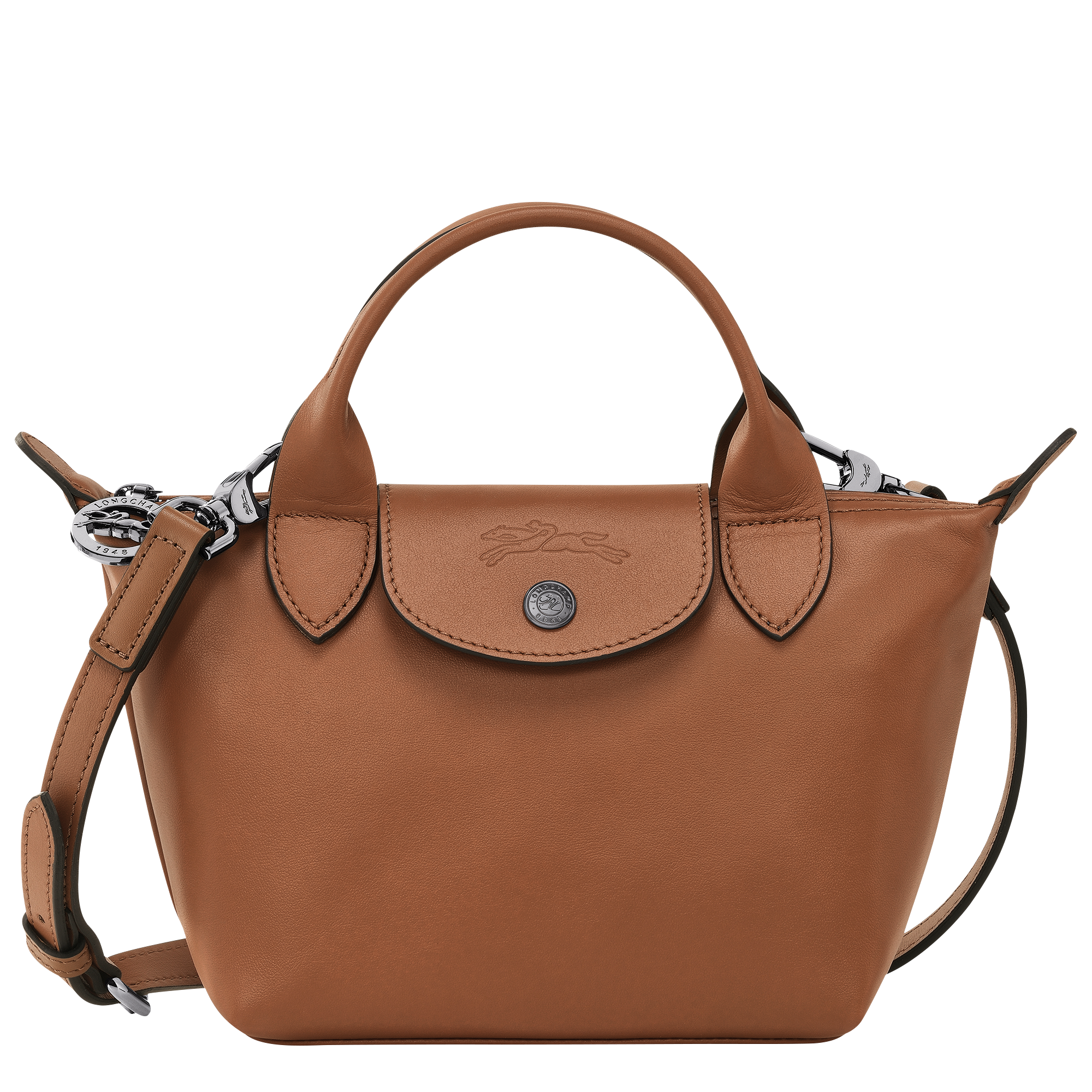 Le Pliage Xtra XS Handbag Cognac - Leather | Longchamp TH