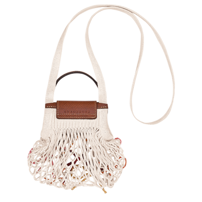 Le Pliage Collection Mesh bag Ecru - Canvas | Longchamp TH