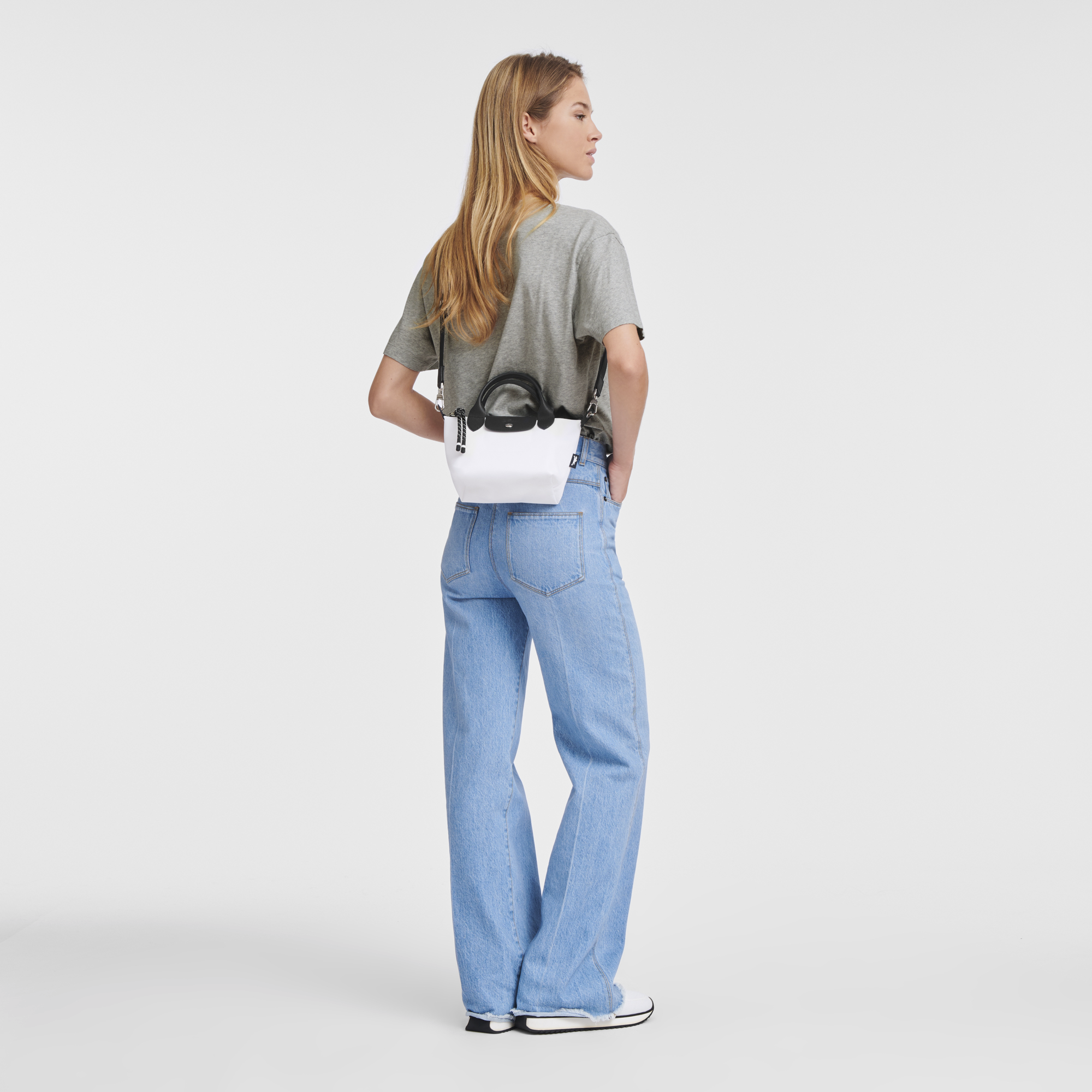 Le Pliage Energy XS Handbag White - Recycled canvas | Longchamp TH