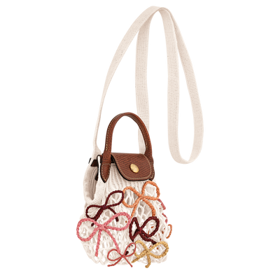 Le Pliage Collection Mesh bag Ecru - Canvas | Longchamp TH